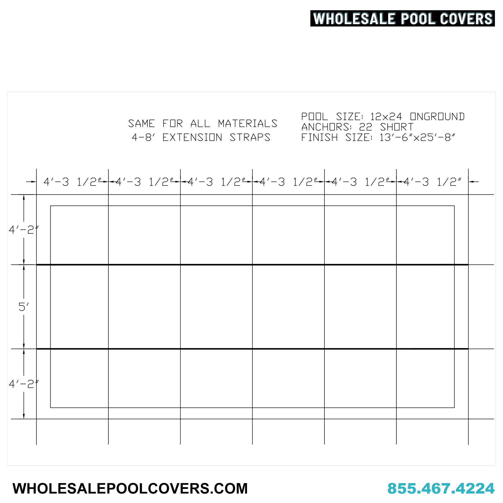 HPI Yard Guard Standard Mesh 90 For On-Ground Pools 12' x 24' | Safety ...